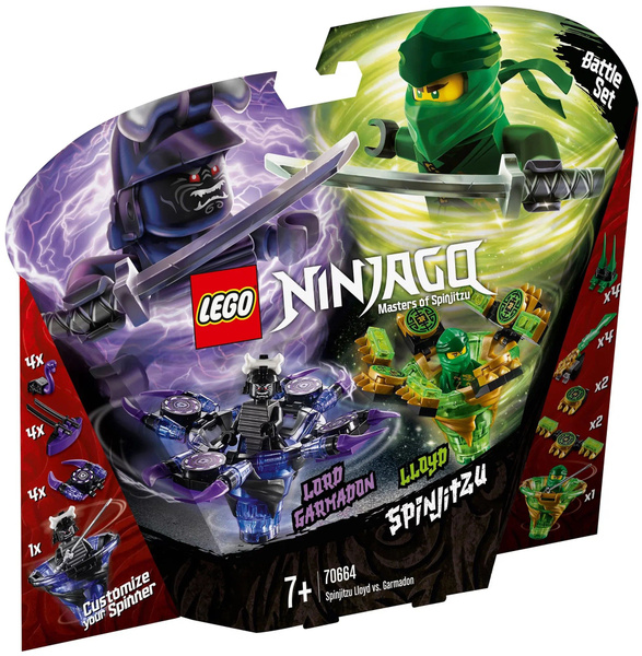 Конструктор LEGO Ninjago 70664 Ллойд мастер Кружитцу против Гармадона ...