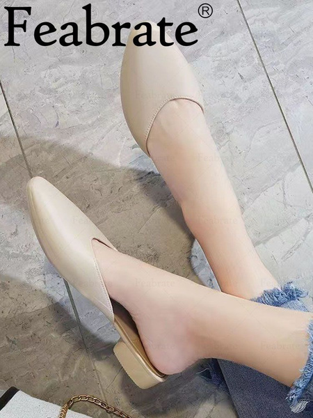 Лоферы Женский Feabrate белый, размер 38 Без каблука На любой сезон Без застёжки купить c ...