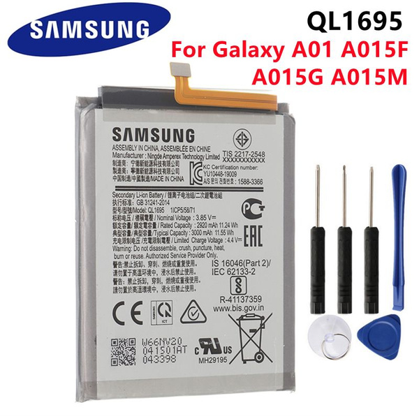 QL1695 3000 мАч Аккумулятор Samsung Galaxy A01 A015F A015G A015M SM ...