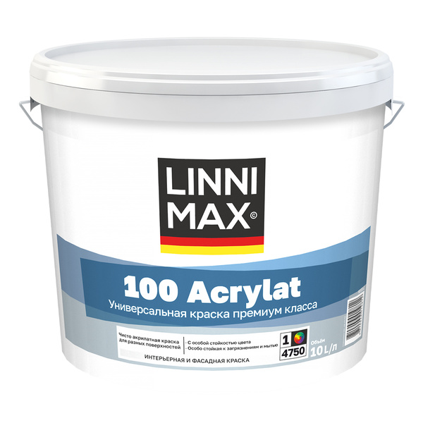 Linnimax (caparol amphibolin) 100 acrylat / линнимакс 100 акрилат ...