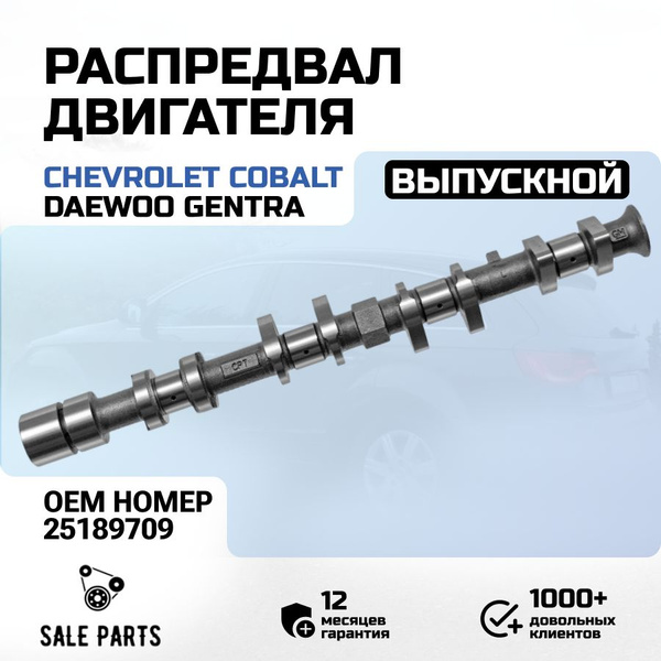 Распредвал двигателя выпускной Chevrolet Cobalt, Daewoo Gentra для двиг ...