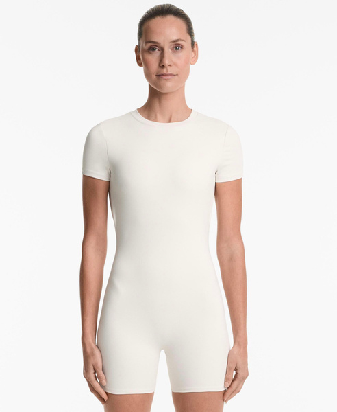 Комбинезон Женский Oysho, размер 40, 42 экрю Повседневный Короткий купить c доставкой на OZON по ...