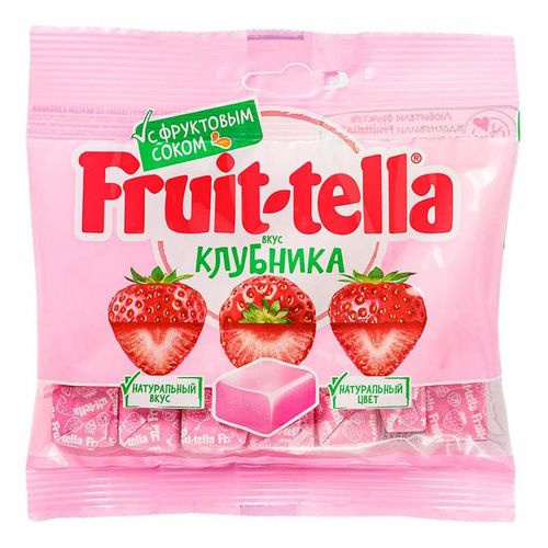 Fruittella Жевательные конфеты Клубника, 70 г купить на OZON по низкой цене (1918795580)