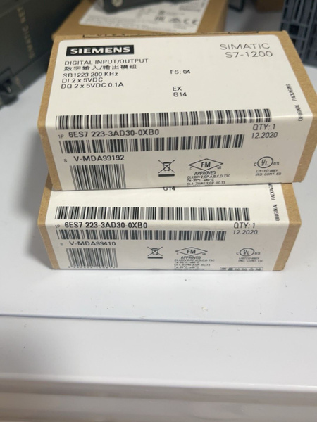 6ES7223-3AD30-0XB0 SIMATIC S7-1200, цифровой ввод/вывод SB 1223, 2DI ...