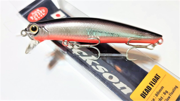 Воблер Минноу (Minnow) JACKSON Dead Float 80SF (80mm/8g Slow Floating ...