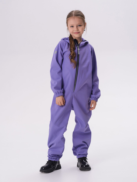 Комбинезон утепленный Девочки, Мальчики Nana Perin, размер 140, рост 122-128 лиловый Демисезон ...