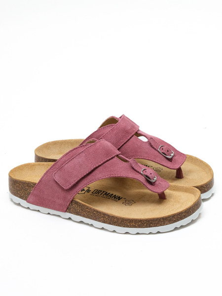 Сандалии Женский Ortmann, размер 41 Замша натуральная, Микрофибра Анатомическая стелька ...