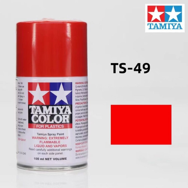 Tamiya TS-49 глянцевый ярко-красный Краска-спрей 100 мл купить на OZON ...