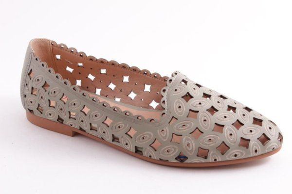 Балетки Женский Covani Натуральная кожа, размер 40 7 Россия лодочки Перфорация Анатомическая ...