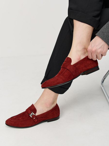 Туфли Мужской Valensio Varda Замша натуральная, размер 41 Стандартный низкий (до 4 см) 7 лодочки ...