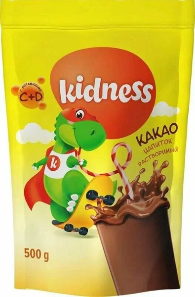 Какао-напиток Kidness растворимый с витаминами 500гр*1 шт. купить на ...