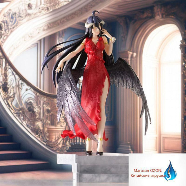 (клеймо) bilibili TAITO Аниме фигурка Overlord/Повелитель,Albedo/Альбедо,Красное платье,фигурка ...