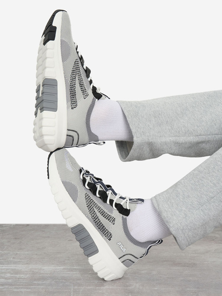 Кроссовки Мужской Fila Полиэстер, Искусственная кожа, размер 44,5 На любой сезон Шнурки купить c ...