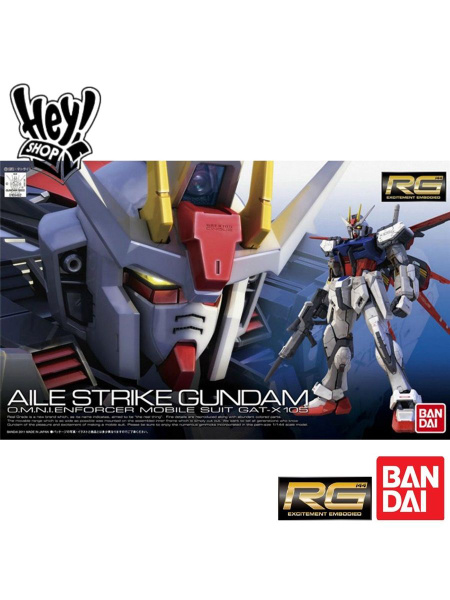 Фигурка Bandai RG03 AILE STRIKE GUNDAM 1/144 купить на OZON по низкой ...