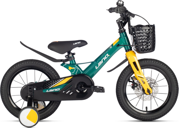 Велосипед городской LANQ HUNTER WLN1450 14" (2024) Green/зеленый, для ...