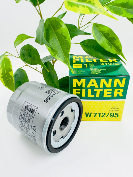 Фильтр масляный MANN W712/95 купить на OZON по низкой цене (2035320454)