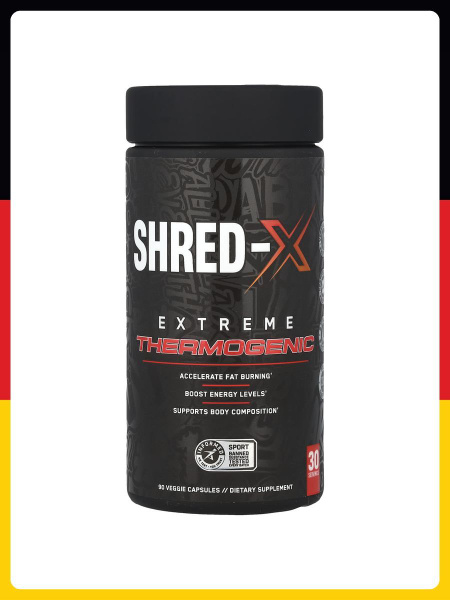 Пищевая добавка ABE, Shred-X, Extreme Thermogenic, 90 растительных ...