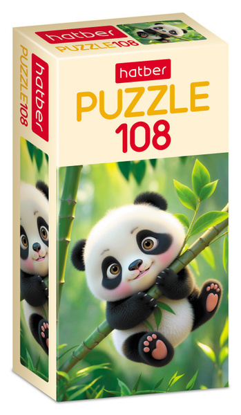 Пазл Hatber 108 элементов 210х300мм -Милая панда- купить на OZON по низкой цене (2106636533)