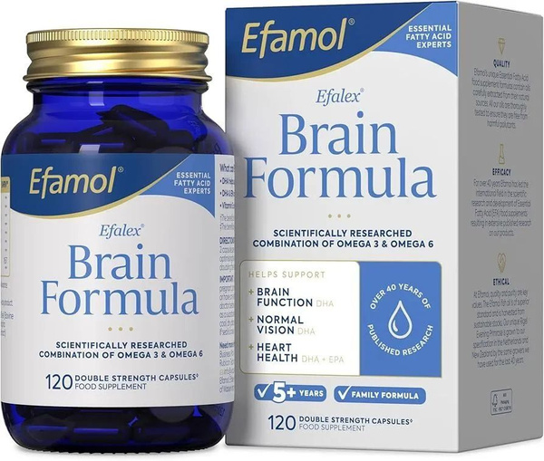 Efamol (Efalex) Brain Formula (Эфамол в капсулах), 60 шт Англия купить ...