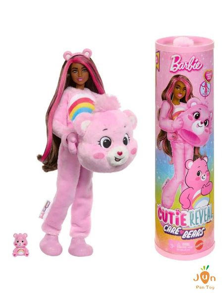 Кукла Барби Mattel Barbie Cutie Reveal Care Bears Series Doll Cheer ...