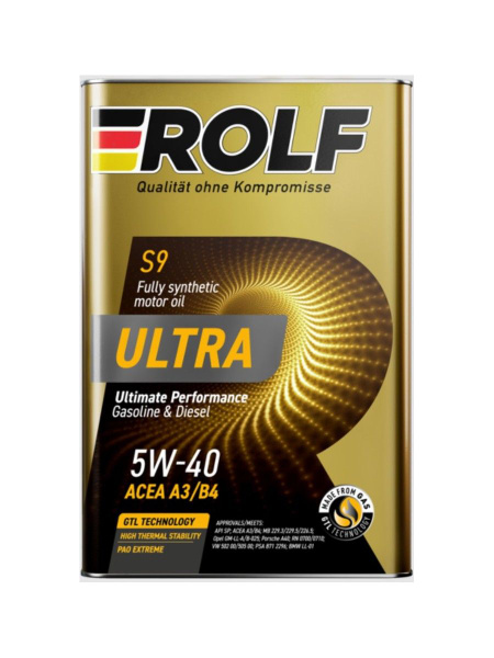 Масло моторное ROLF Ultra 5W-40 Синтетическое 1 л 323104 купить c ...