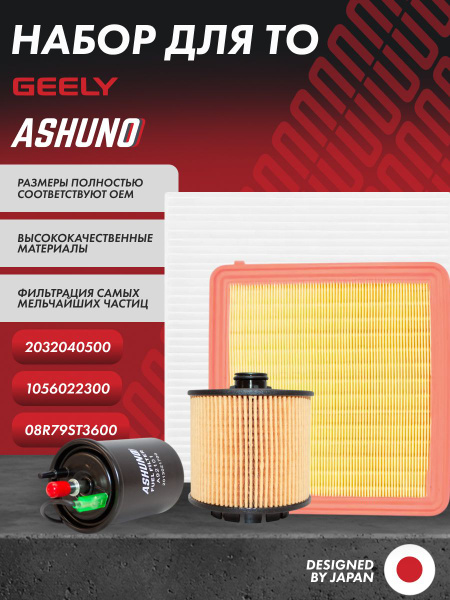 Комплект фильтров Geely Coolray SX11, Belgee X50 / Набор для ТО ...
