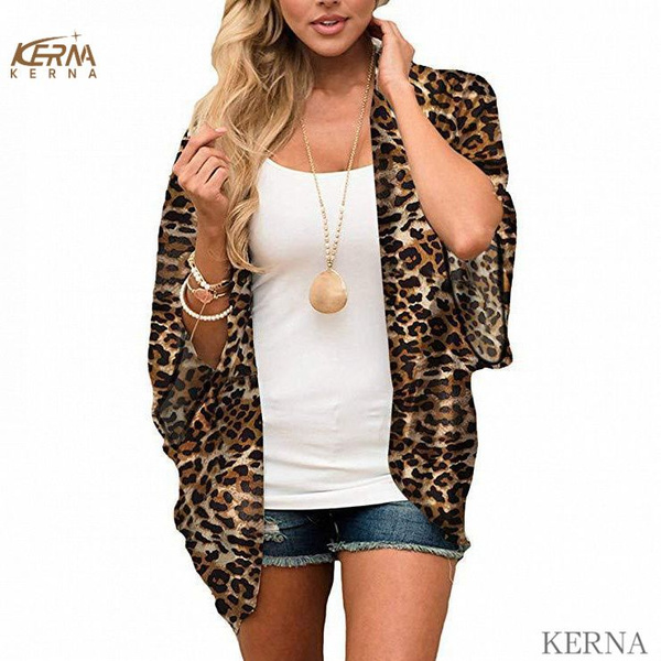 Кардиган Женский KERNA разноцветный Лавсан, Спандекс, размер 54 Без застежки Воротник свободный ...