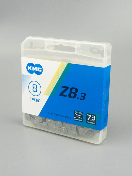 Цепь велосипедная KMC Z8.3 на 8 скоростей, 116 звеньев с замком купить ...