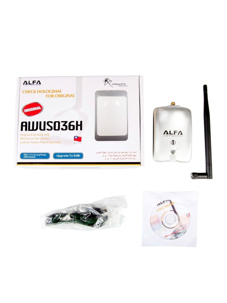 Wifi-адаптер Realtek RTL8187L с антенной 5dbi, аналогичный ALFA ...