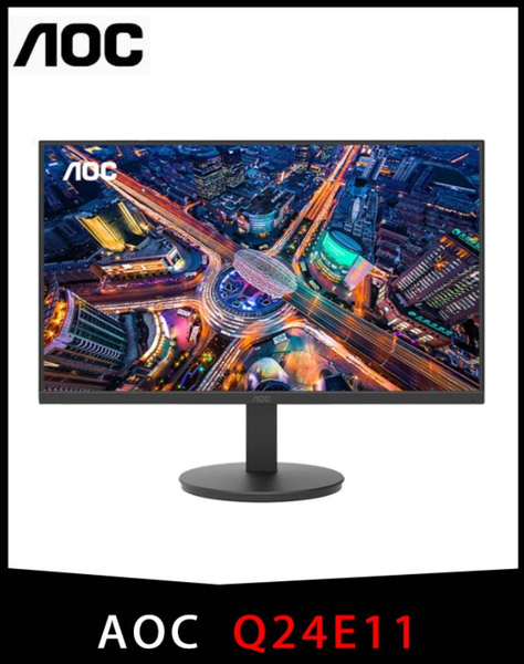 AOC 23.8" Монитор AOC Q24E11 2K 100HZ, черный купить на OZON по низкой цене (2306452978)