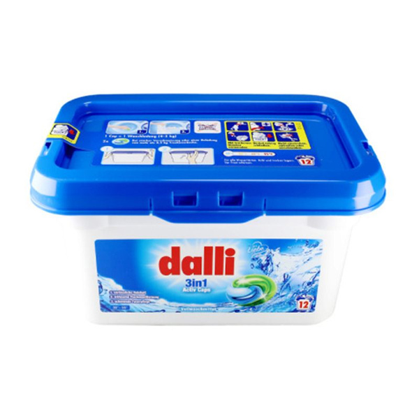 Dalli Капсулы для стирки цветного белья 3 in 1 Color Caps, 12 шт купить на OZON по низкой цене ...
