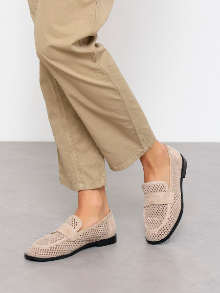 Лоферы Женский BASCONI бежевый, бежевый глянец, размер 37 Лето F Италия купить c доставкой на ...