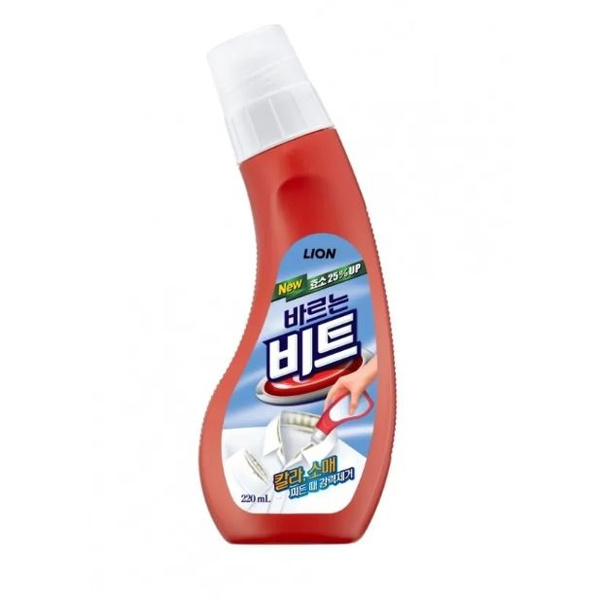 CJ LION Корейское средство "Beat Precare" для удаления пятен (с воротников и манжетов) 220 мл ...