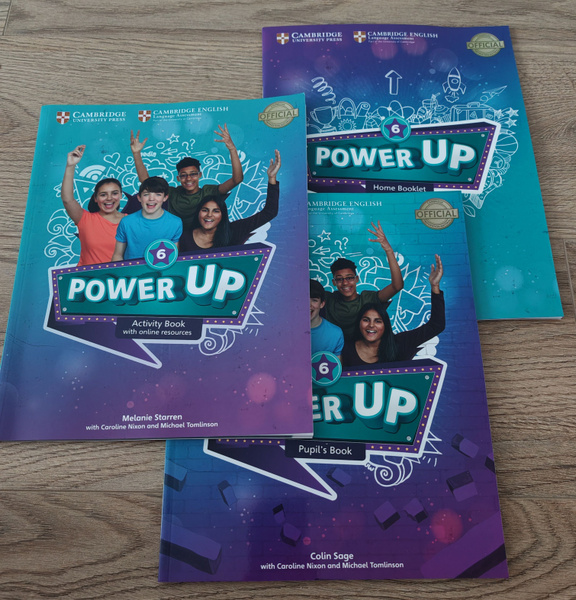 Power up 6, комплект (учебник,буклет,рабочая тетрадь с онлайн кодом ...