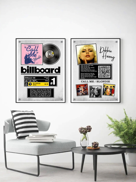 Постер Интерьер, Арт Blondie_Call_Gray, 40 30 купить c доставкой на ...