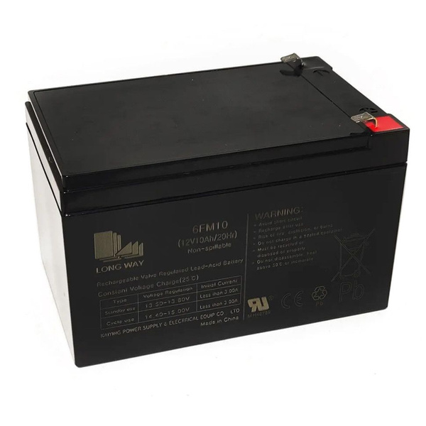 Аккумулятор Long Way 12V10Ah/20Hr - LW-6FM10 купить на OZON по низкой ...