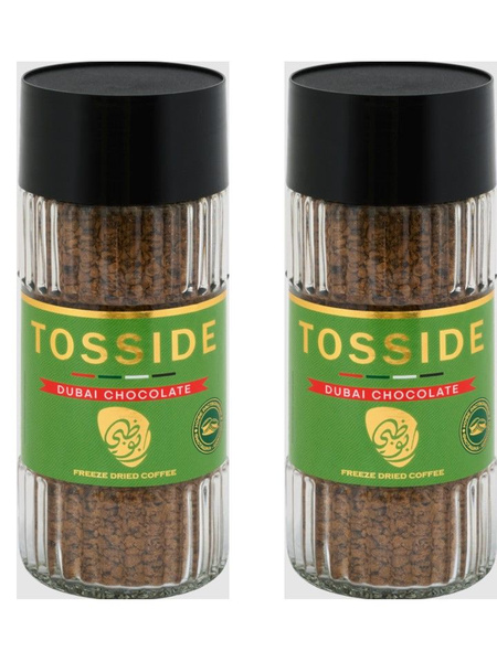 Кофе сублимированный Tosside Dubai Chocolade фисташка шоколад стекло 95 ...