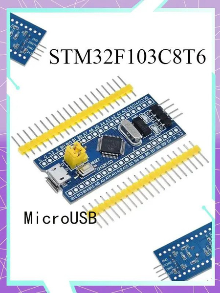 Отладочная плата разработчика с микроконтроллером STM32F103C8T6 MicroUSB Arduino Модуль ARM 32 ...