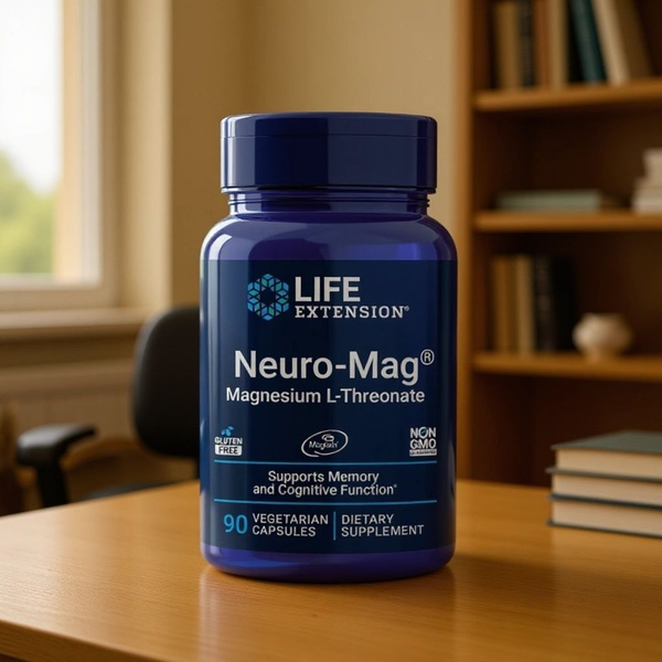 Neuro-Mag, L-треонат магния, Neuro-Mag Magnesium L-Threonate, Life ...