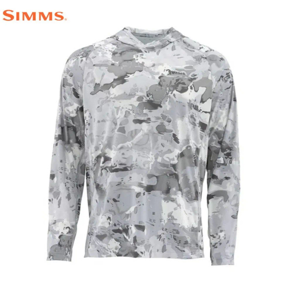 Худи Мужской Simms абрикосовый Без застежки, размер 56 Китай быстросохнущая ...