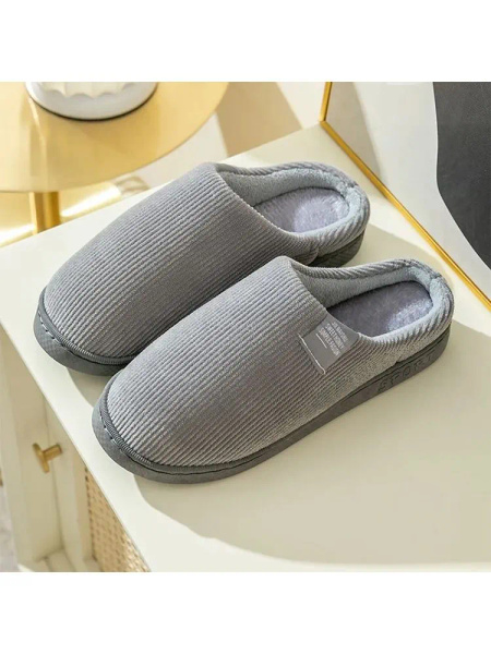 Тапочки Женский Мужской размер 36 1 белый Вышивка Круглый нос Зима купить C доставкой на Ozon