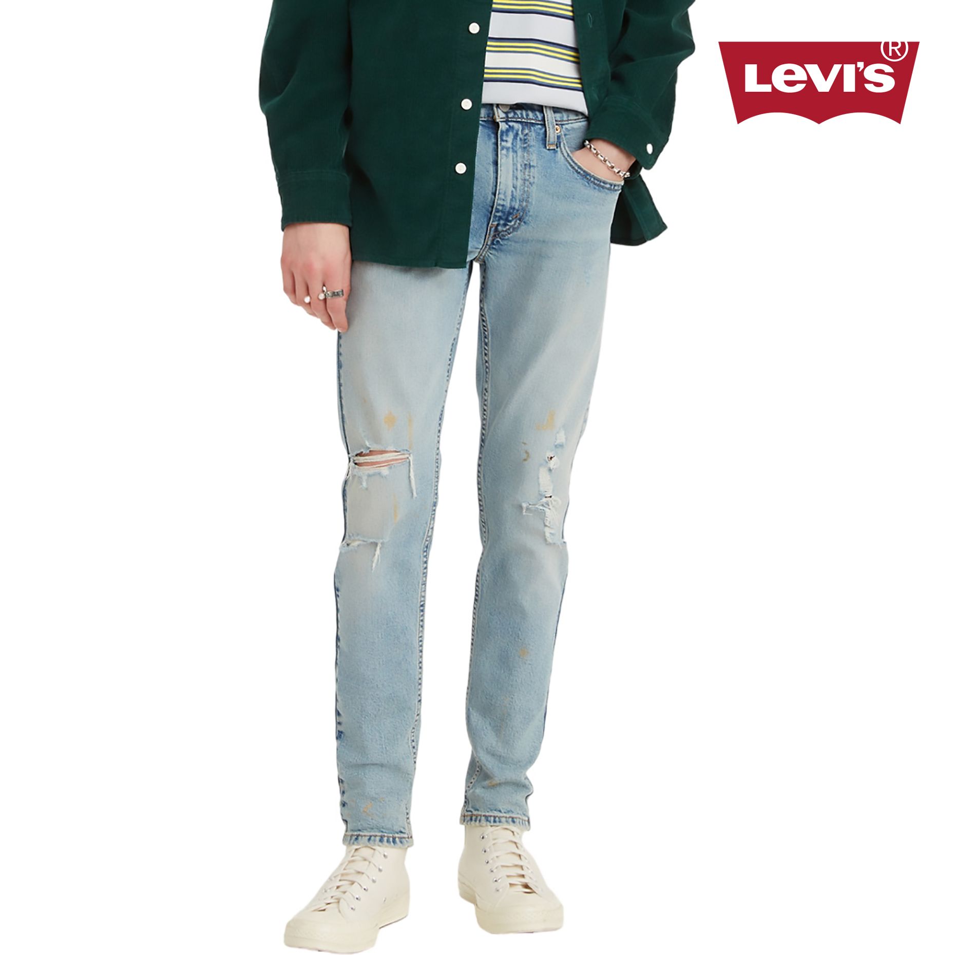Levis skinny tapered jeans store