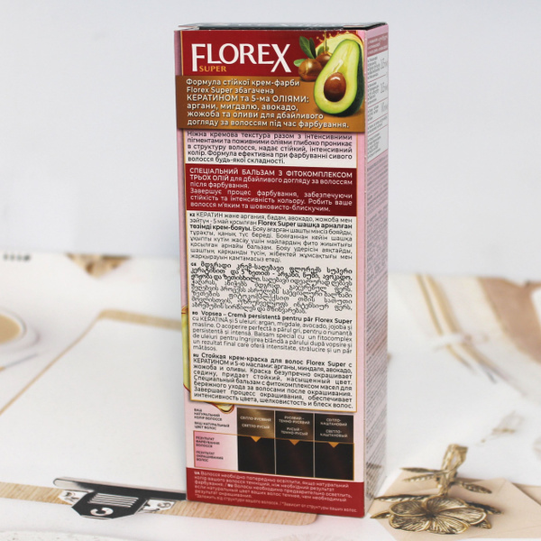 Florex Краска для волос, 220 мл - купить с доставкой по выгодным ценам ...