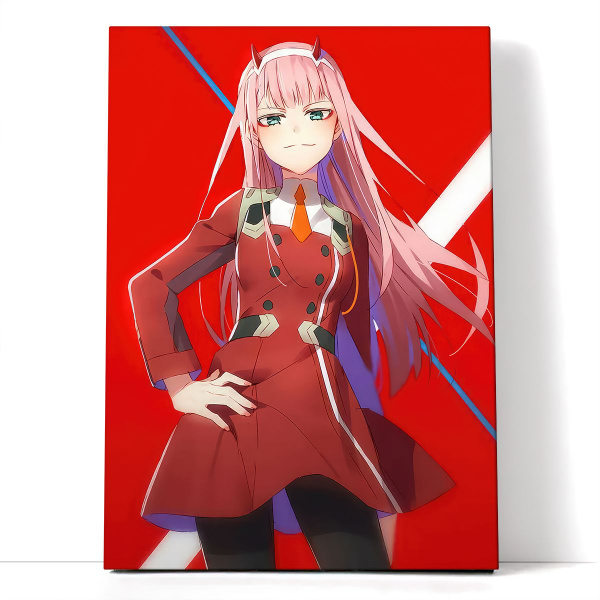 Интерьерная картина на хлопковом холсте/Zero Two, Зеро тво - купить по низкой цене в интернет ...