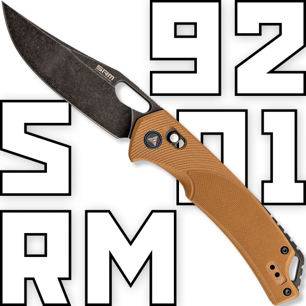 Складной нож SRM 9201-GW, сталь D2, рукоять G10 - купить с доставкой по ...