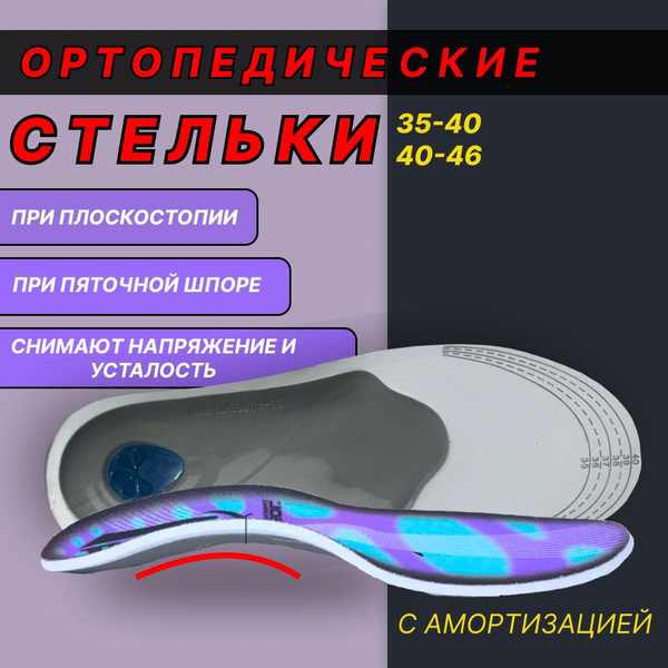 Стельки для обуви ортопедические от плоскостопия - купить с доставкой ...