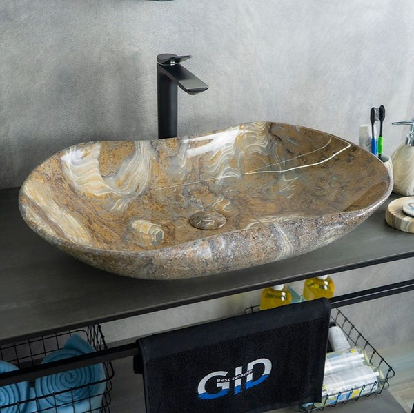 Раковина GID Mnc503_3x66.5 см, коричневый купить по доступной цене с ...