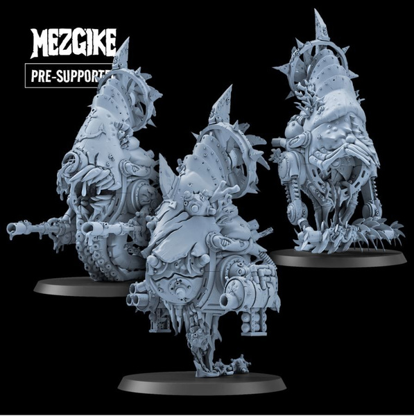 Миниатюра Warhammer 40000. Death Guard. Зловонный дрон / Foetid Bloat ...