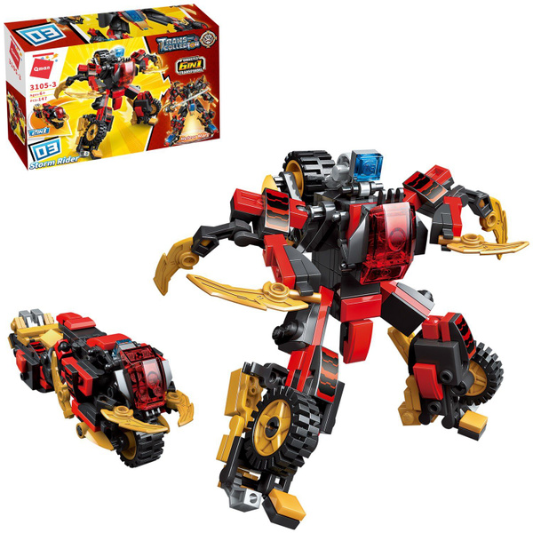 Конструктор Qman серия Trans-collector Робот-трансформер Всадник бури ...