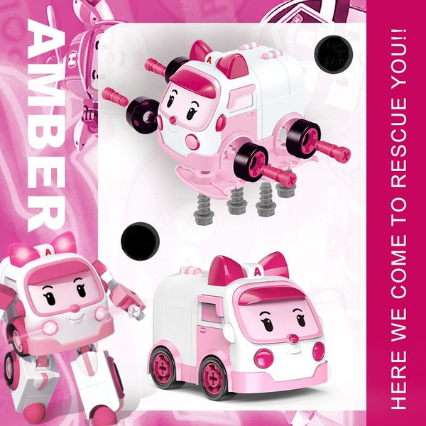 Poli Robocar Amber разборная развивающая машинка - купить с доставкой ...